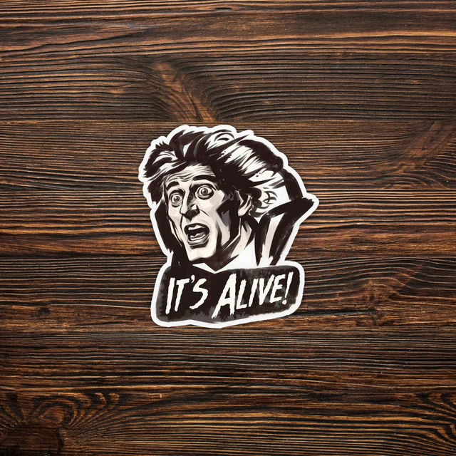 It'S Alive! Vintage Horror Movie Frankenstein Monster Sticker ...
