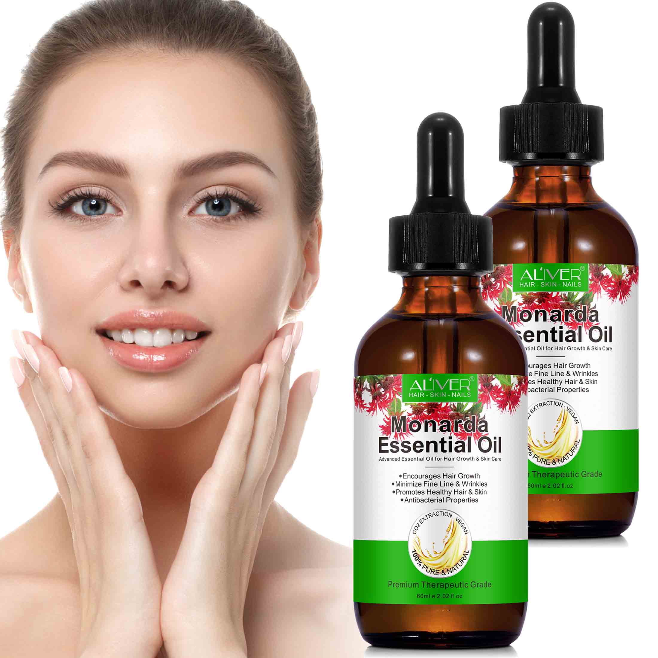 Aliver 2-Pack Monarda Essential Oil,100% Pure & Natural,Co2 Extraction ...
