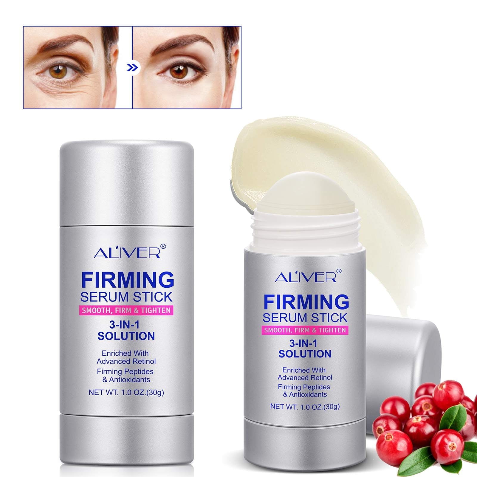 Aliver Anti-Aging Firming Serum Stick - Portable Face & Neck Tightener ...