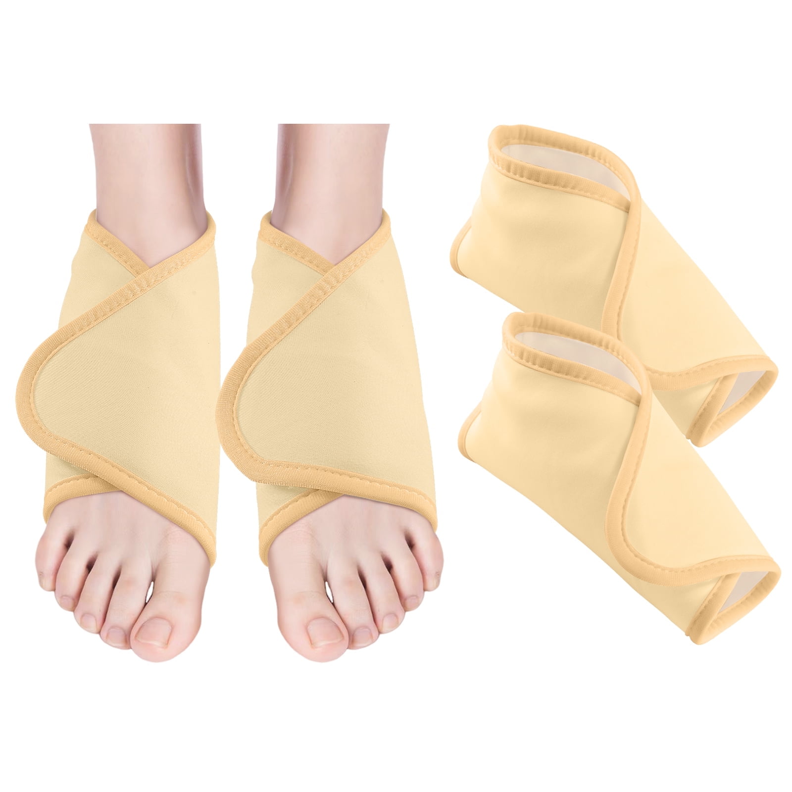 Aliver Castor Oil Foot Wrap-Reusable Essential Oil Foot Pads for Foot ...