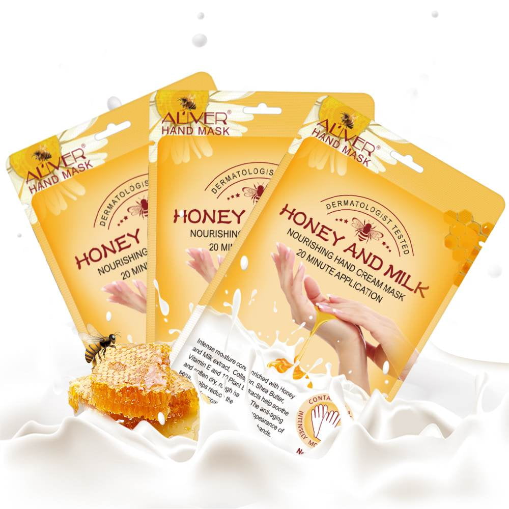 Aliver Hand Mask Moisturizing Gloves for Dry, Aging, Cracked Hands ...