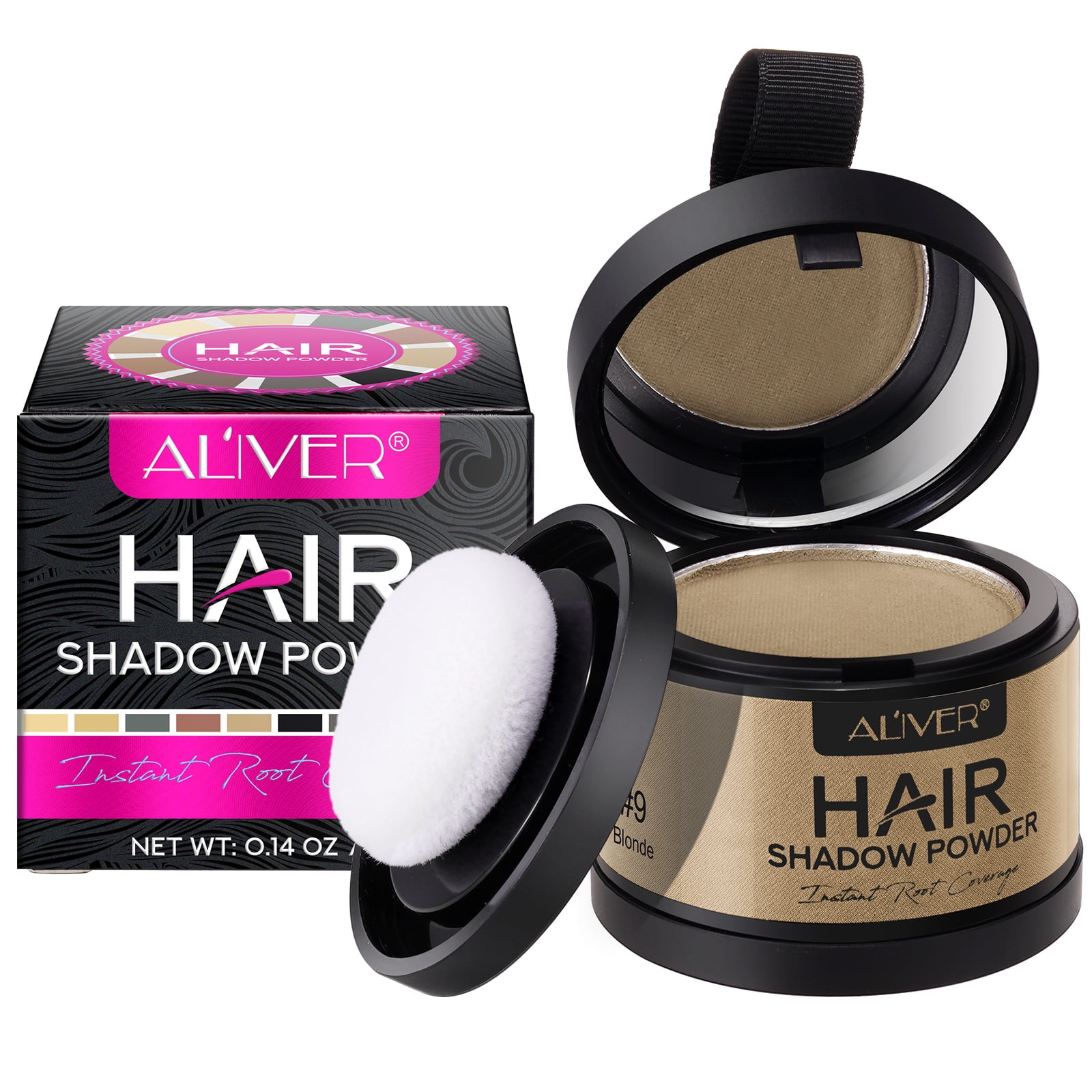 Aliver Instantly Hairline Shadow,Hairline Shadow Powder with Mirror ...