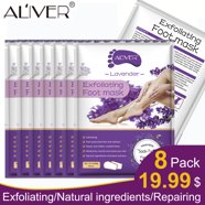 ALIVER Lavender Foot Peel Mask, Exfoliating Pedicure Therapy for Soft ...