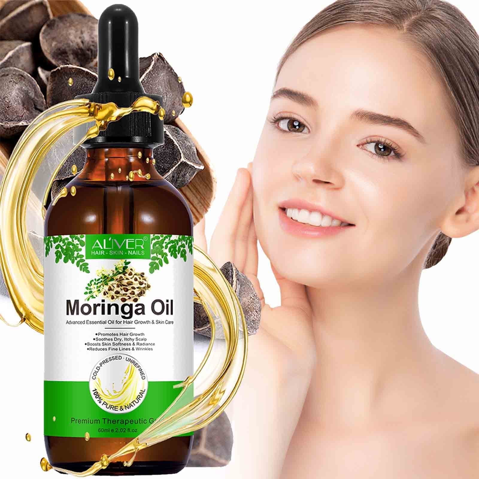 Aliver Moringa Oil 100% Pure & Natural,Reduces Breakage & Split Ends ...