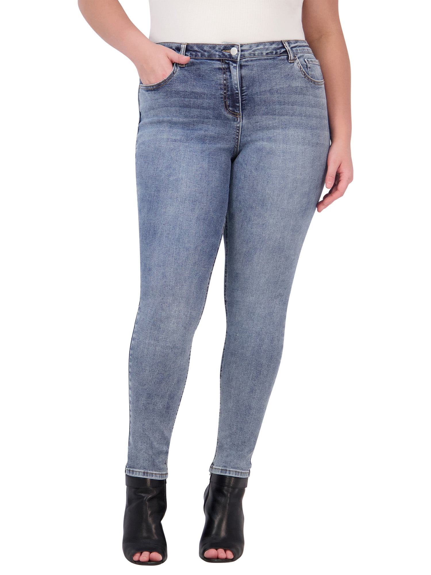 Alivia Ford Plus Size Jeans for Women – High Waisted Skinny Jeans for ...