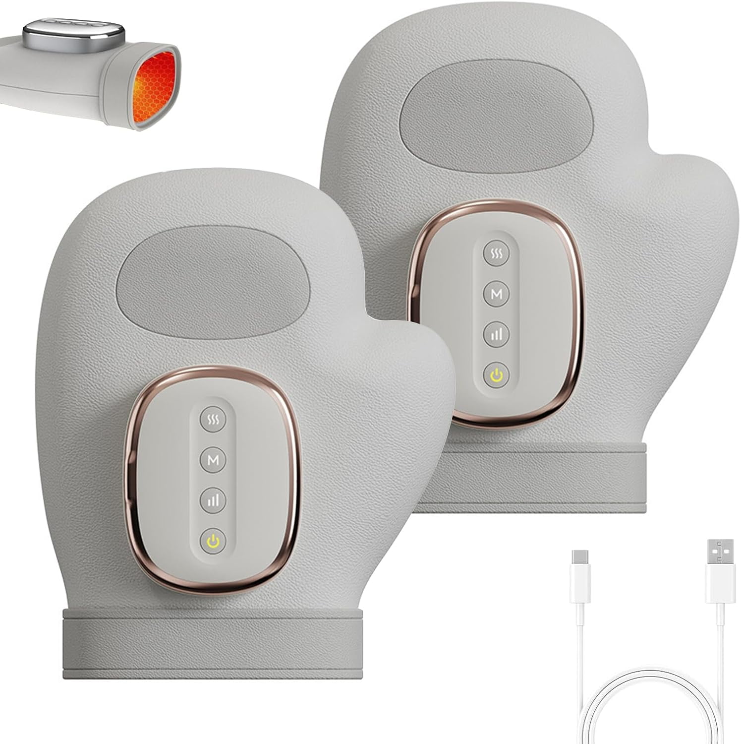 Alivura Therapeutic Glove, Electric Hand Massager with Compression and ...