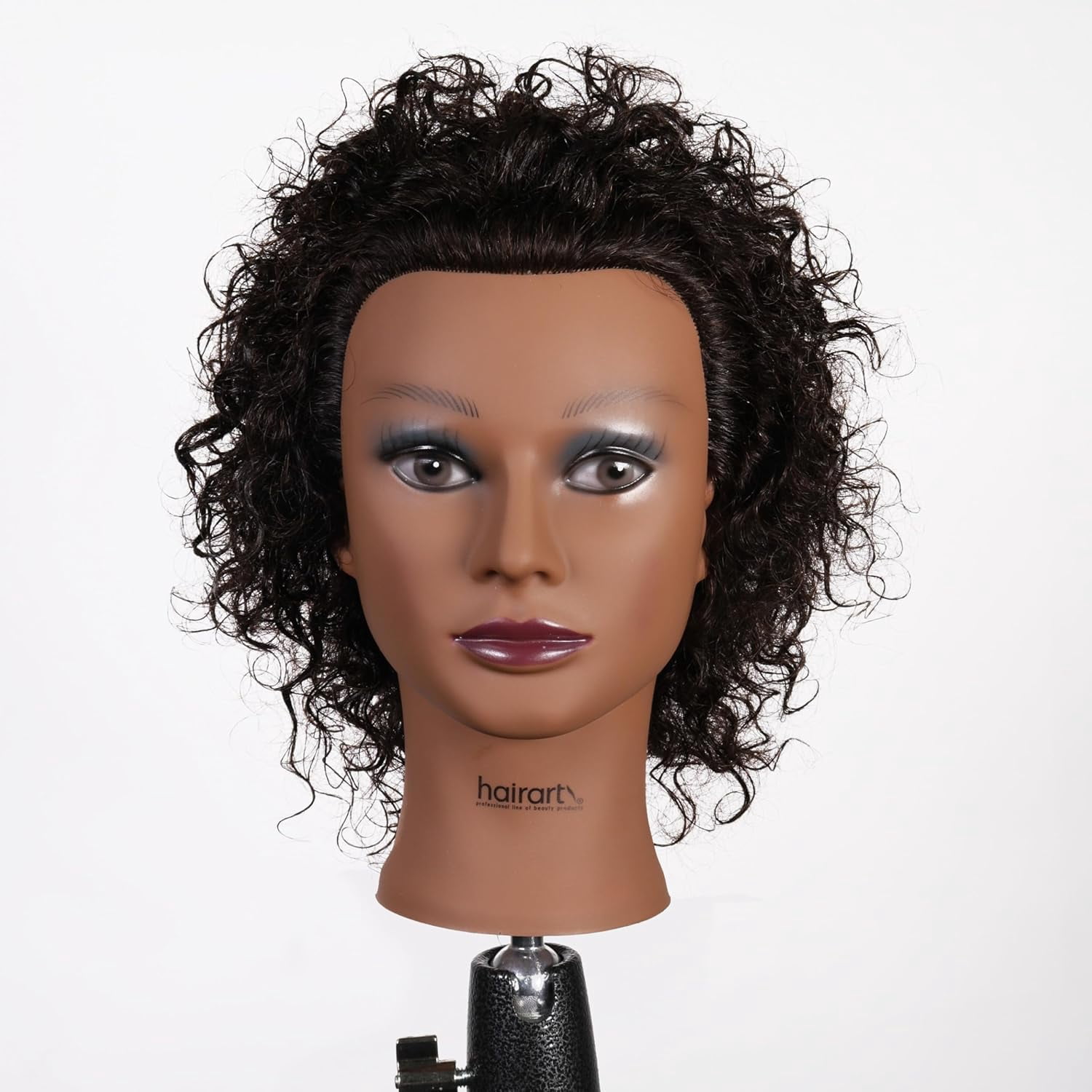 Aliyah [Textured Hair Mannequin] 100% Human Hair Practice Doll head ...