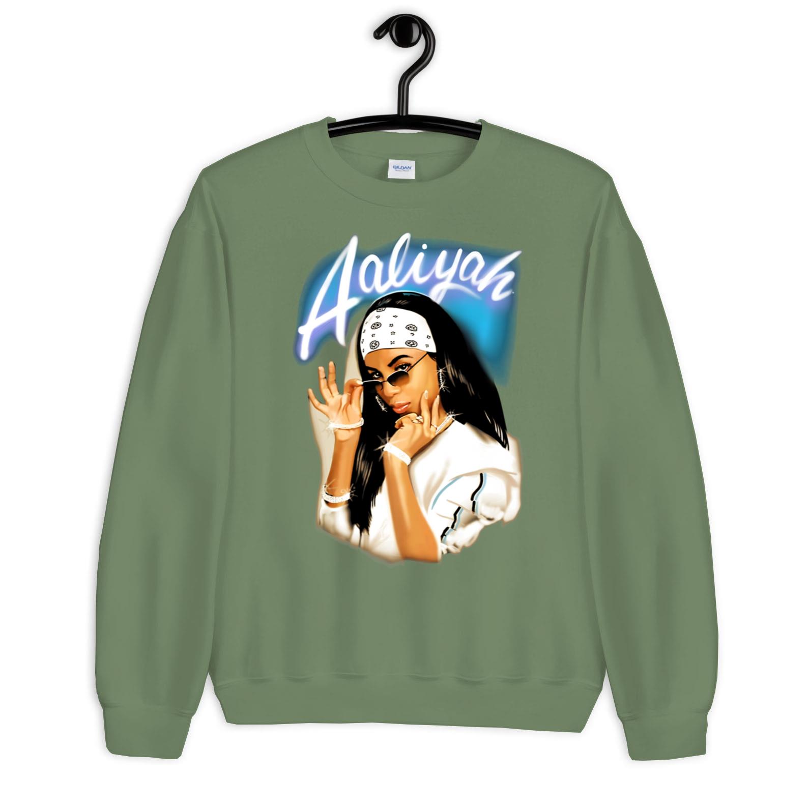 Aliyah queen of R&B Bootleg style graphic t-shirt-TH29405 - Walmart.com