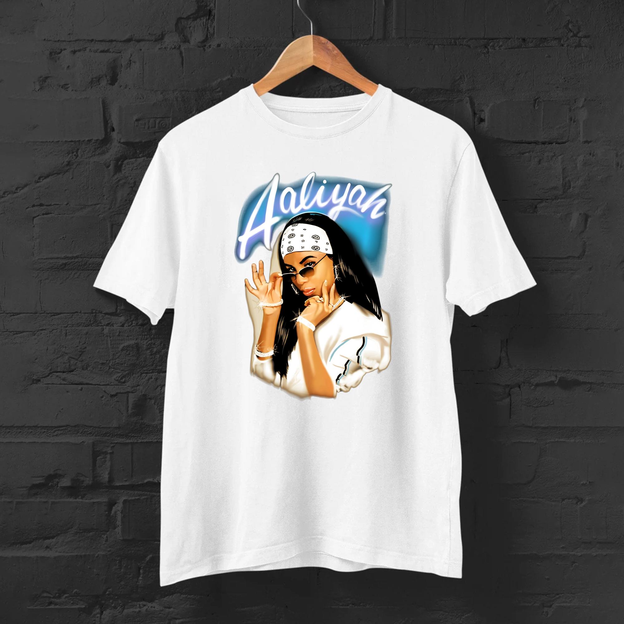 Aliyah queen of R&B Bootleg style graphic t-shirt-TH29405 - Walmart.com