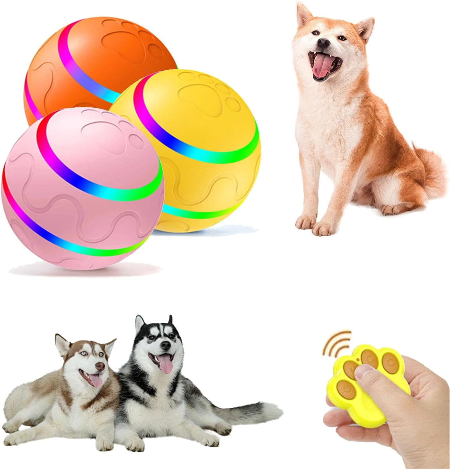 Alizure Dog Ball, Alizarin Dog Ball Large, Shaking Balls, Interactive ...