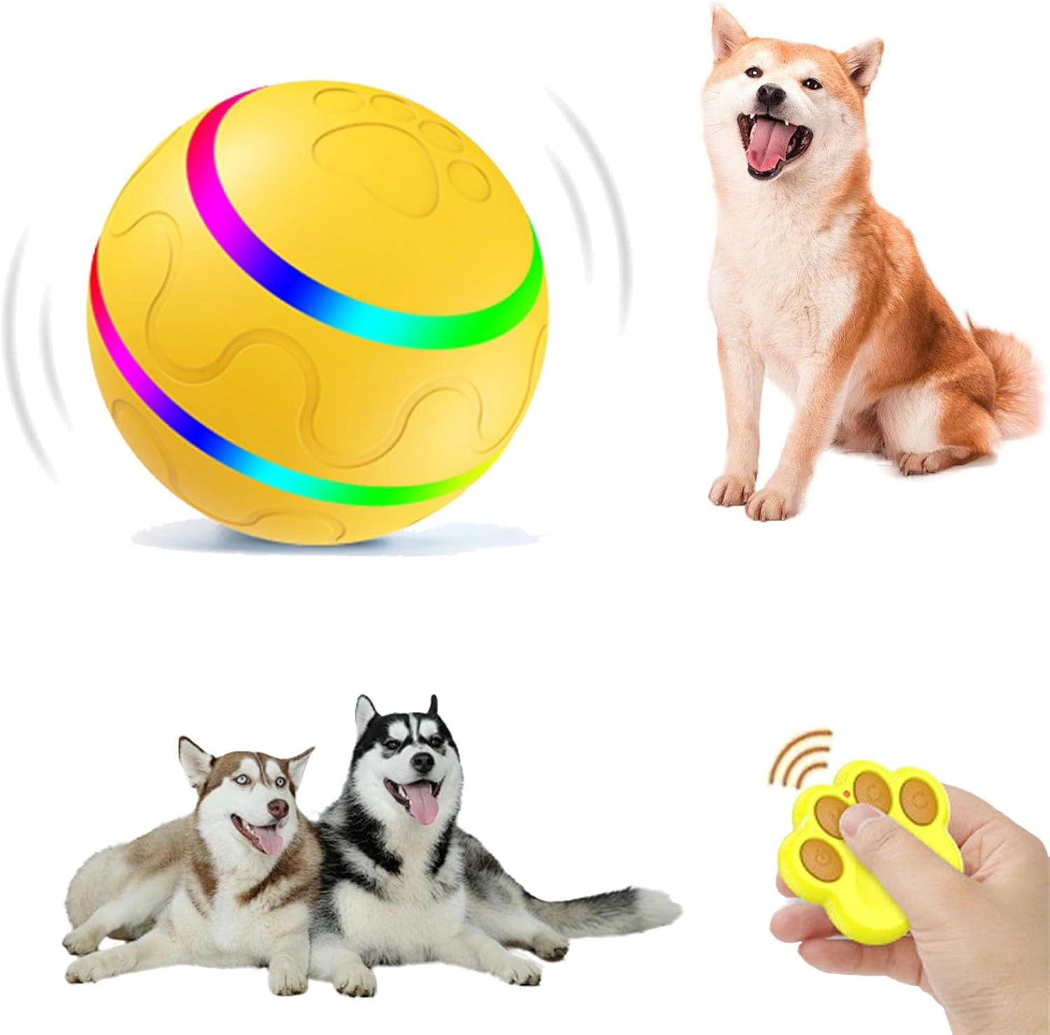 Alizure Dog Ball, Alizarin Dog Ball Large, Shaking Balls, Interactive ...