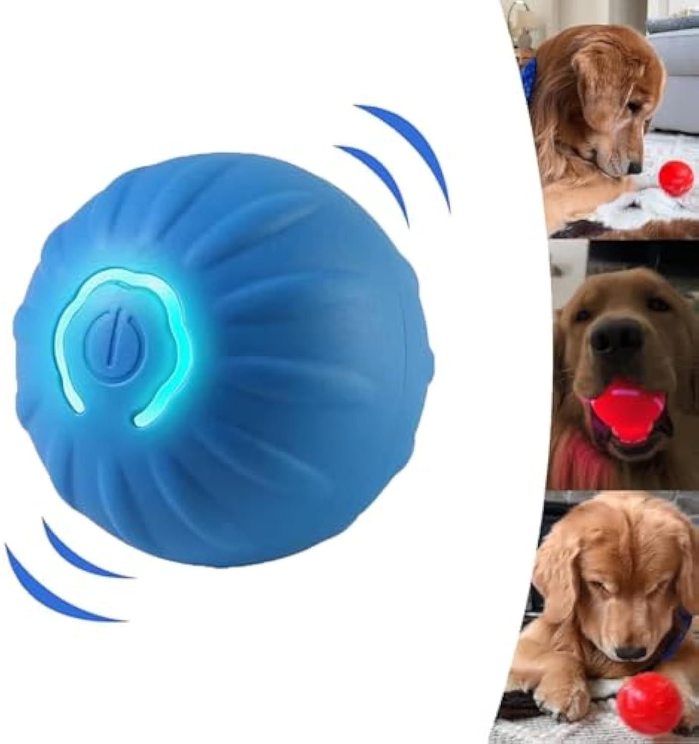 Alizure Dog Ball, Dura Spin Smart Dog Ball, Automatic Rolling Balls for ...