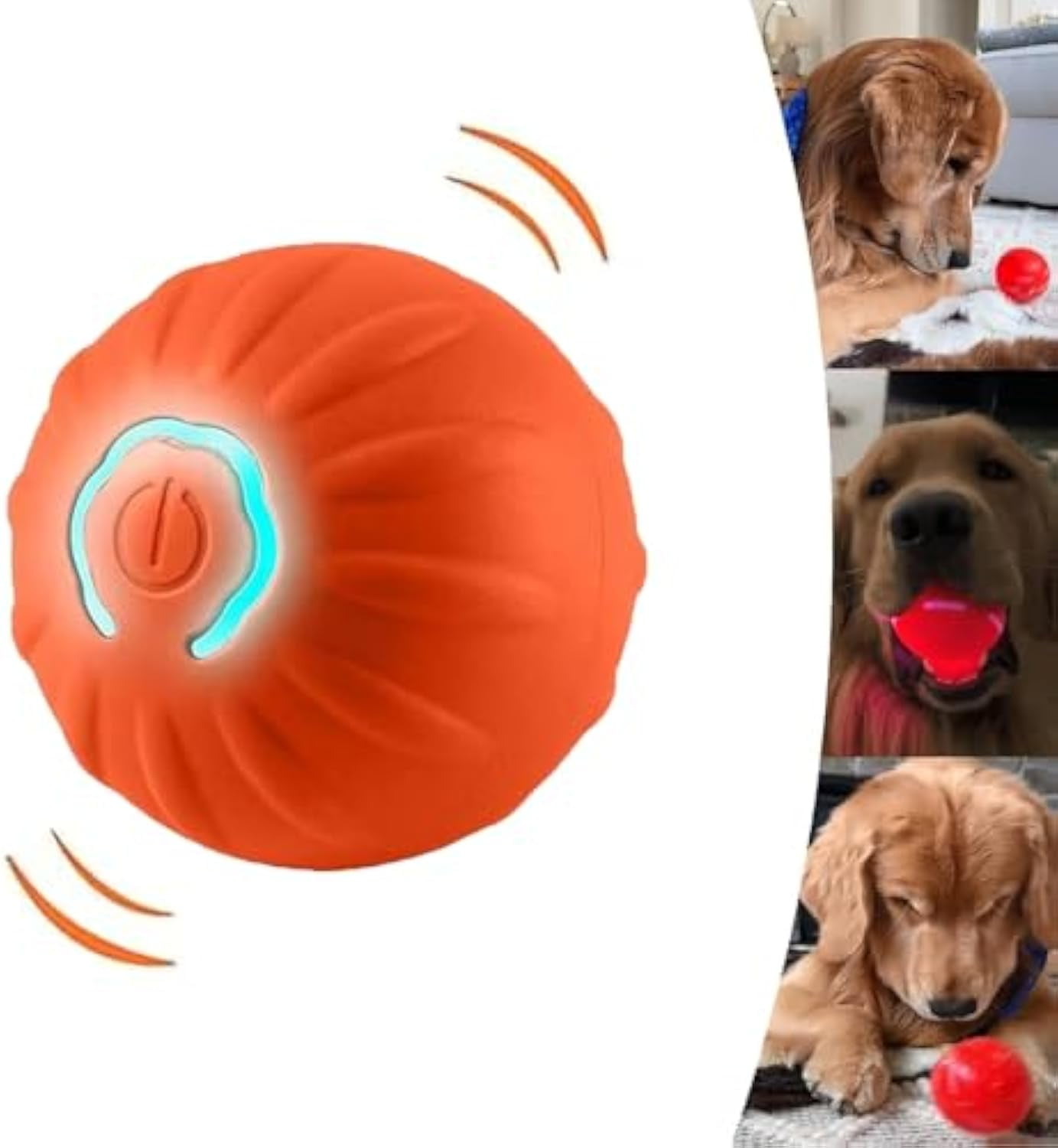 Alizure Dog Ball, Dura Spin Smart Dog Ball, Automatic Rolling Balls for ...