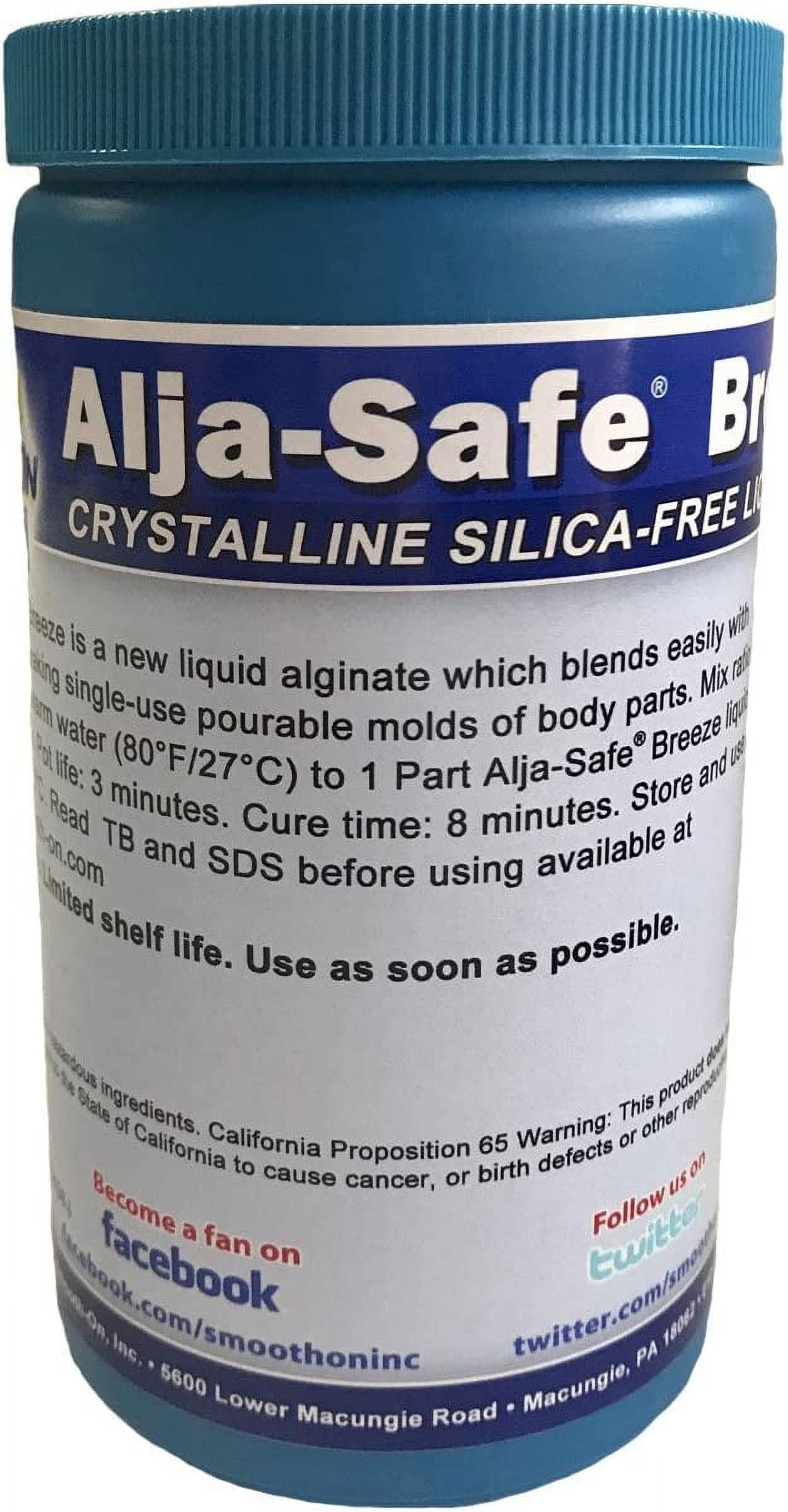 Alja- Safe Breeze Crystalline Silica Free Liquid Alginate 1.10 lbs ...