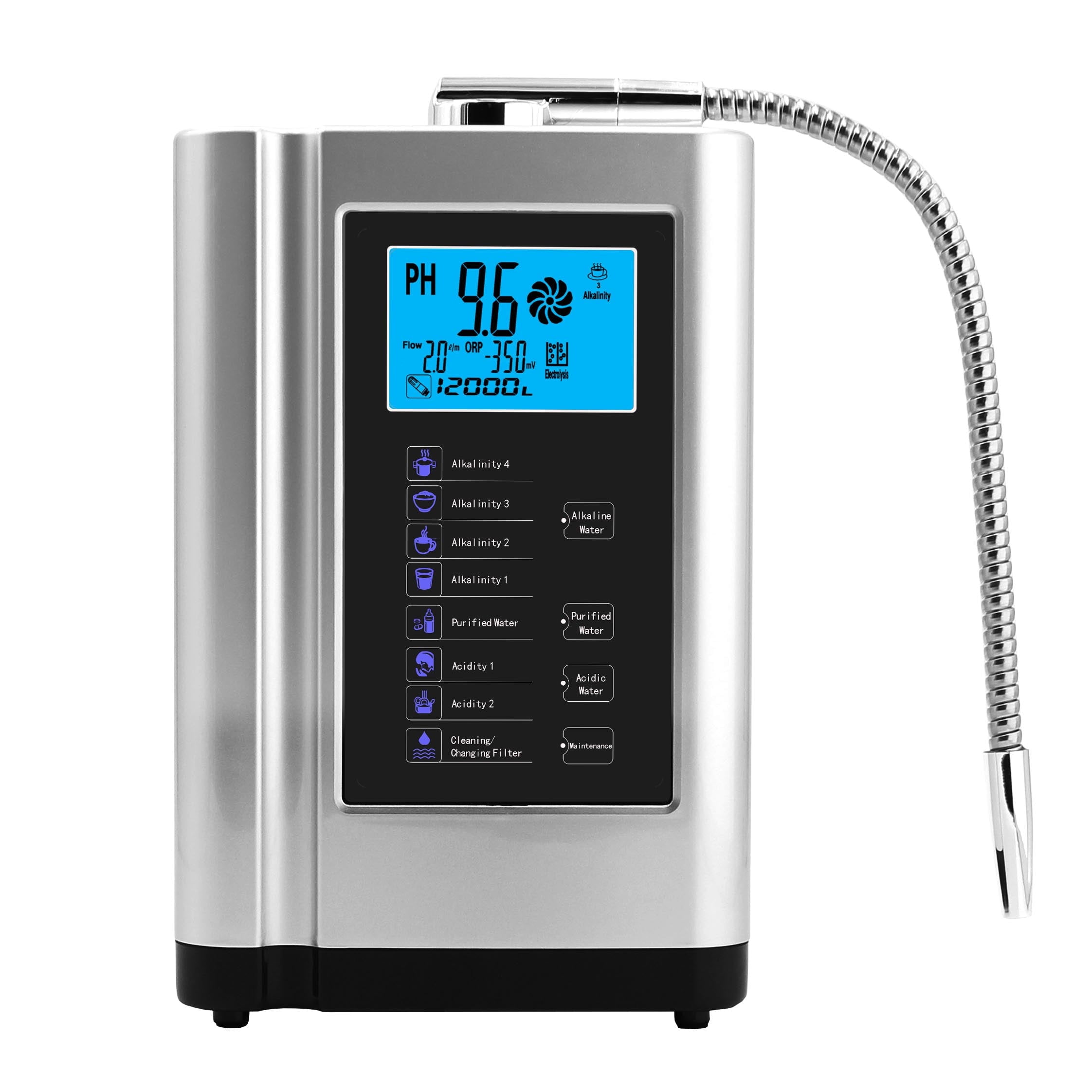 Alka Alkaline Water Ionizer, Water Purifier Machine PH 3.5-10.5 up to ...