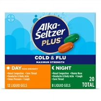 Alka-Seltzer Plus Powerfast Fizz Severe Day + Night Cold Medicine ...