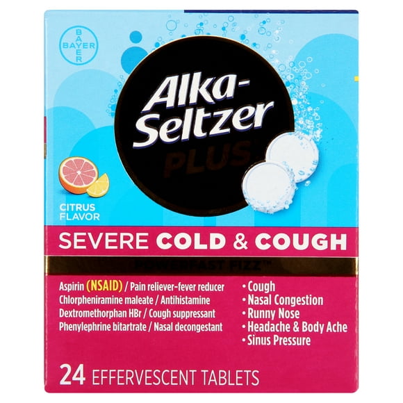 Alka-Seltzer Plus Cold Cough and Flu in Cough Cold and Flu medicine ...