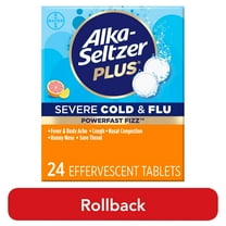 Alka-Seltzer Plus Powerfast Fizz Severe Day + Night Cold Medicine ...