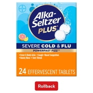 Alka-Seltzer Plus Powerfast Fizz Severe Cold Medicine, Orange Zest ...