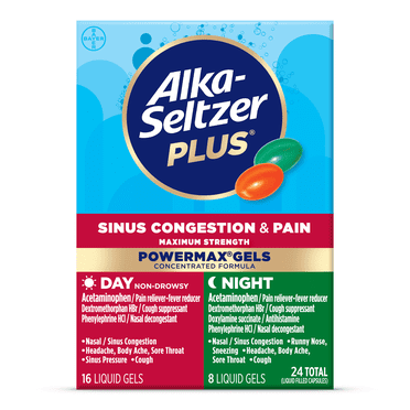 Alka-Seltzer Plus Powerfast Fizz Sinus Congestion & Pain Medicine ...