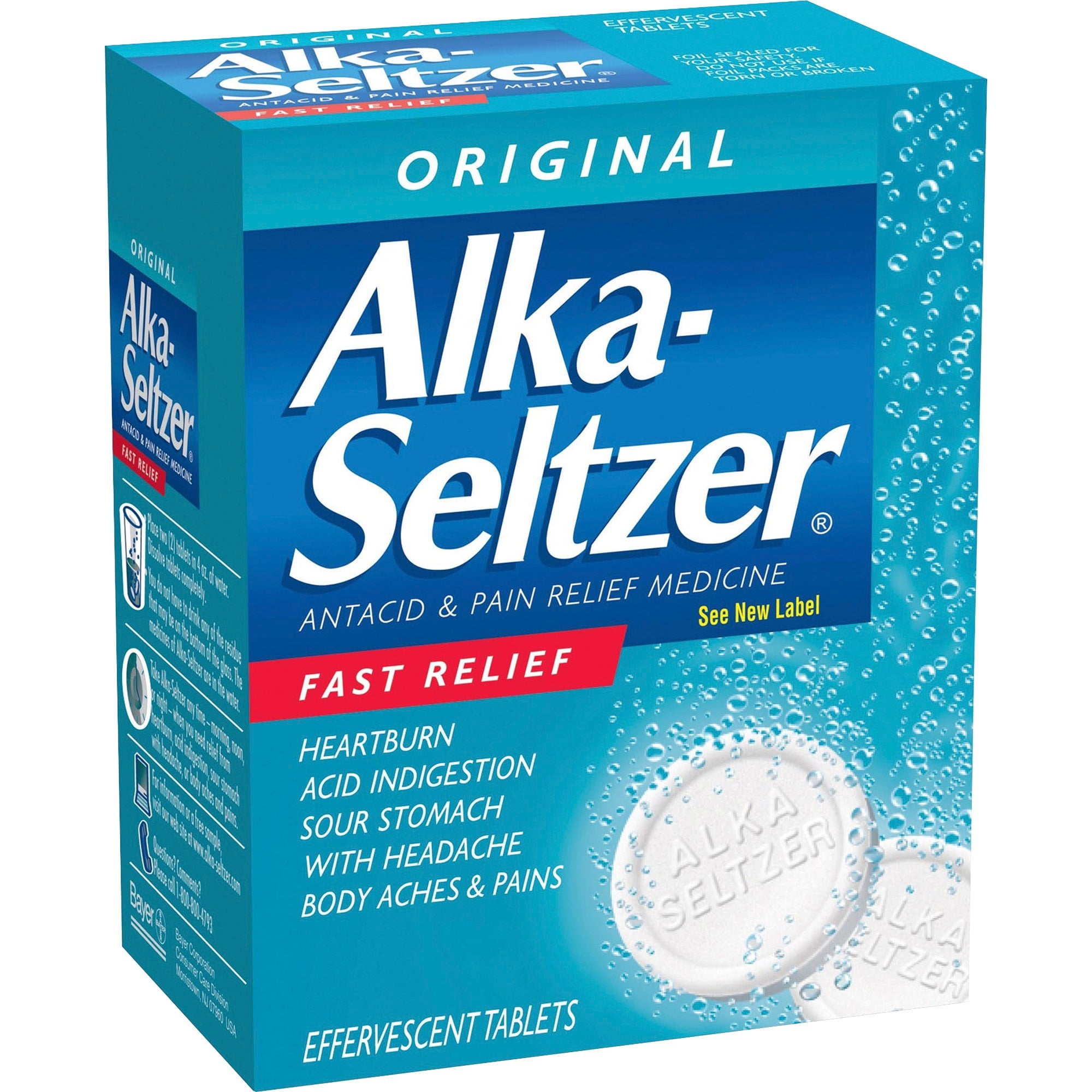 Alka-Seltzer Single Dose Packets, 36 / Box HSA/FSA Eligible - Walmart.com