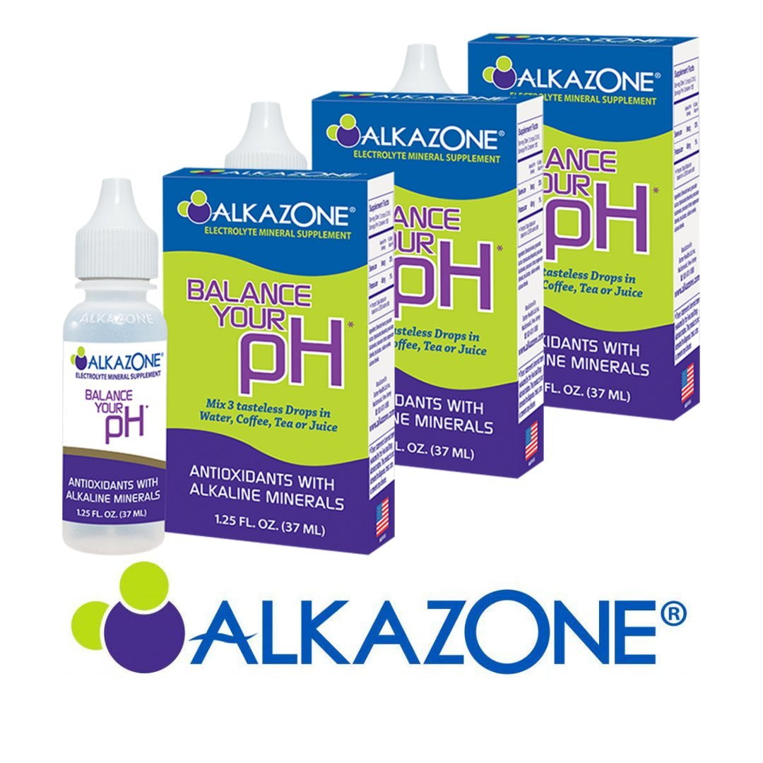 AlkaZone - Alkaline Balance Your pH 1.25 fl oz (3-Pack) - Walmart.com