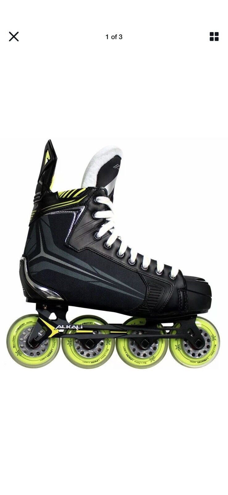 Alkali Quantum RPD+ Inline Roller Skates Sizes 4.0 (3) & 5.0 (4) 13 (6 ...