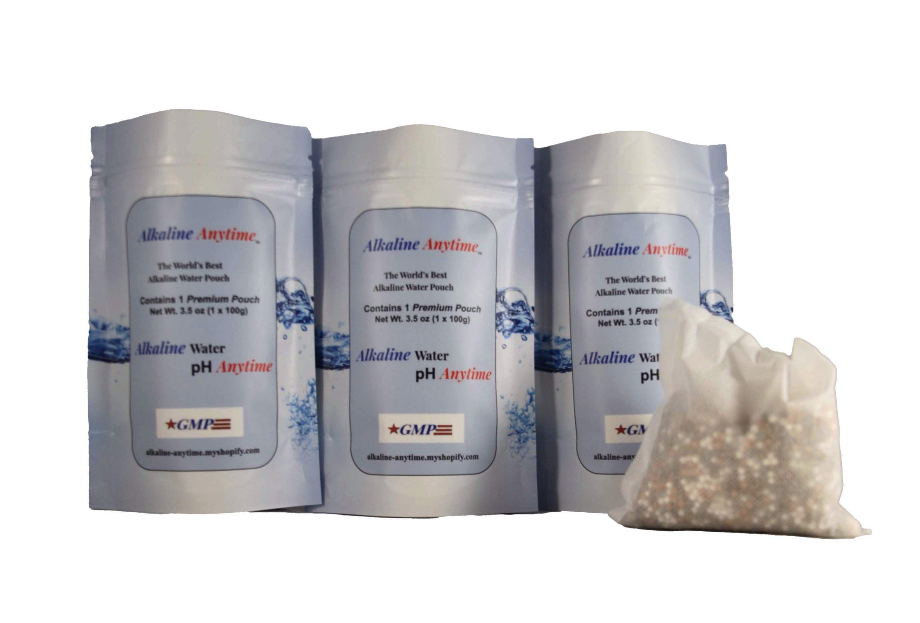 Alkaline Anytime 100 Gram Premium Large Water Filter Pouch for Alkaline ...