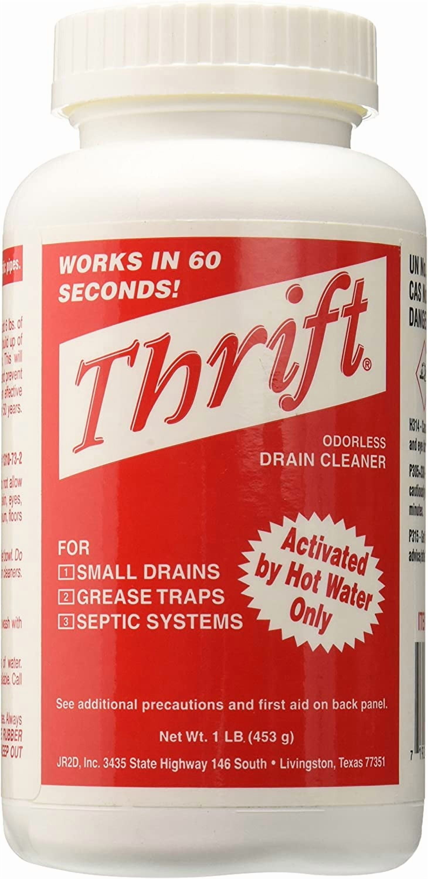 Alkaline Based 1-Pound Granular Drain Cleaner,Red - Walmart.com