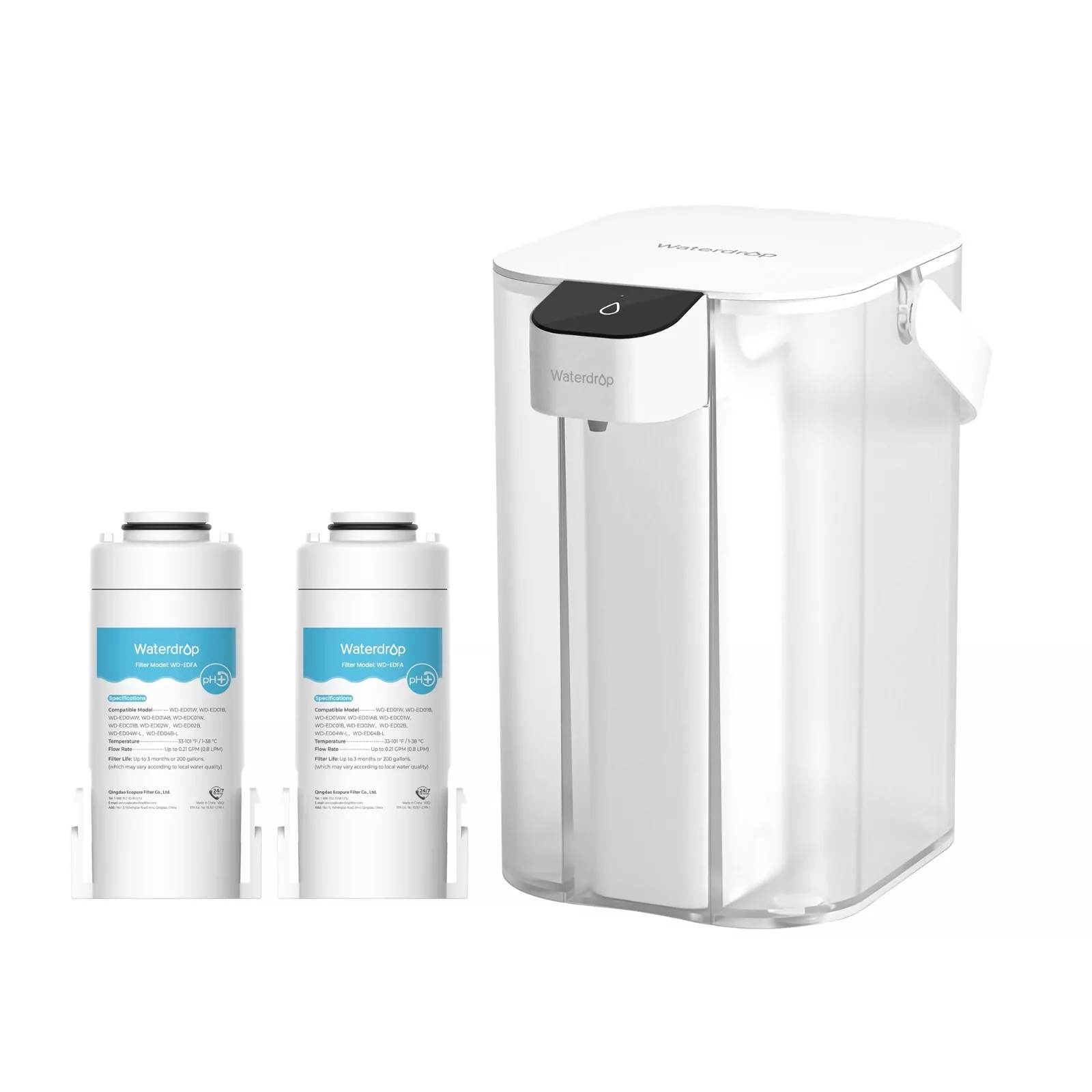 Alkaline Electric Water Filter Pitcher, Dispenser - Walmart.com