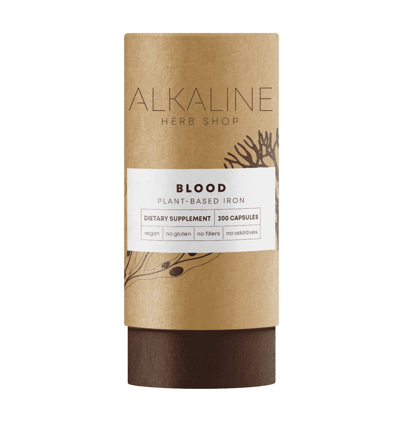 Alkaline Herb Shop Blood Supplement, 200 Vegan Vegetable Capsules ...