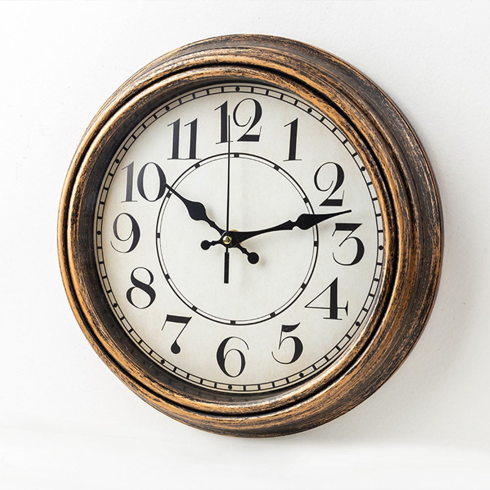 Alkaline Or Rechargeable Batteries Inch Wall Clock Battery Operated ...