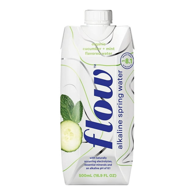 Alkaline Spring Water - Cucumber and Mint Flavored Naturally Alkaline ...