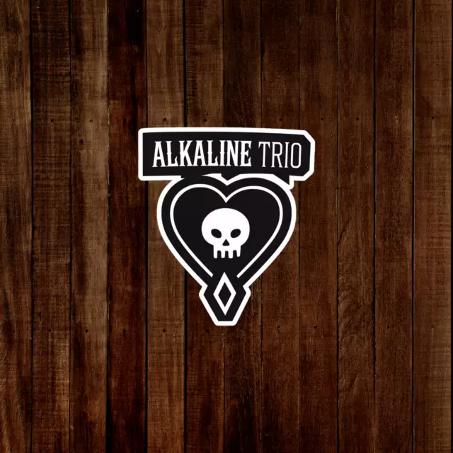 Alkaline Trio Heart Skull Band Logo Vinyl Decal Sticker Car Laptop ...