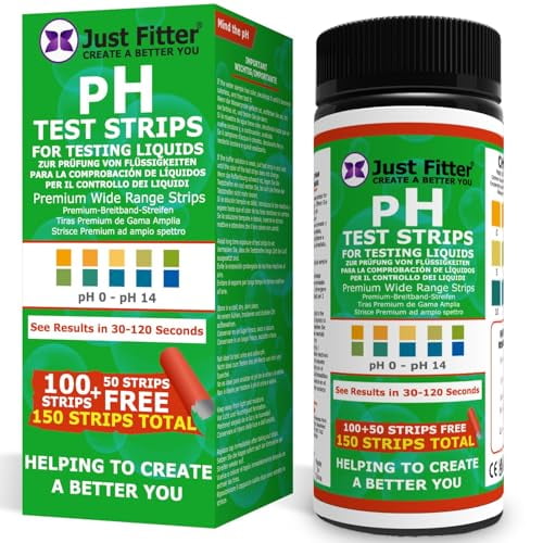 Alkaline Water pH Test Strips. Testing Kit for Home Drinking Water and ...