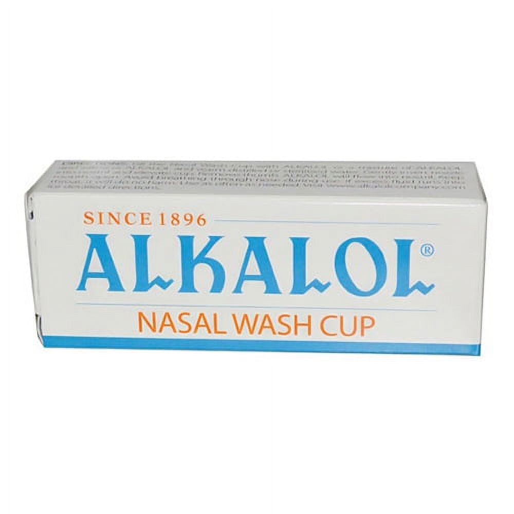 Alkalol Nasal Wash Cup, Cleanses Nasal Passages, 1 Ea, 3 Pack - Walmart.com