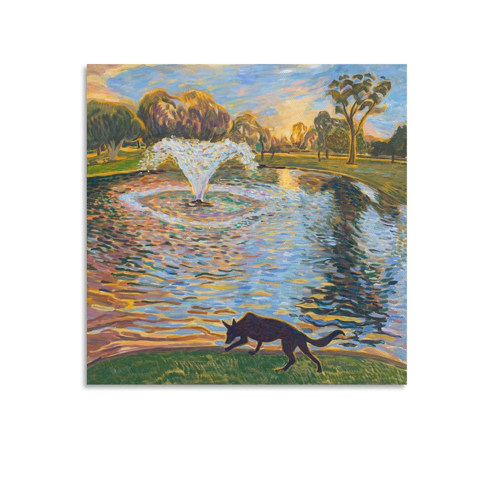 Alke by The Jesse Dayan Fountain Painting Poster Picture Print Wall Art ...