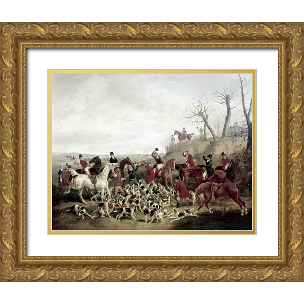 Alken, Henry Thomas 18x15 Gold Ornate Wood Framed with Double Matting ...