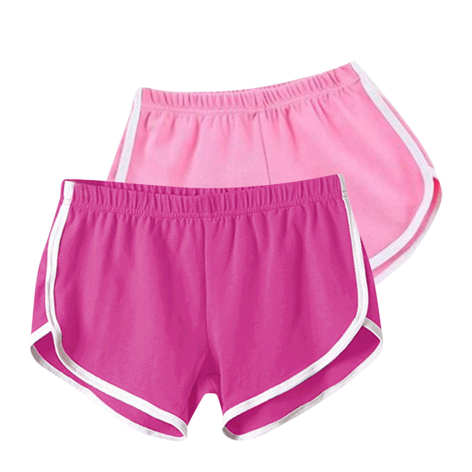 Alkepwun 2PC Women's Summer Active Shorts Teen Girls Cute Booty Dolphin ...