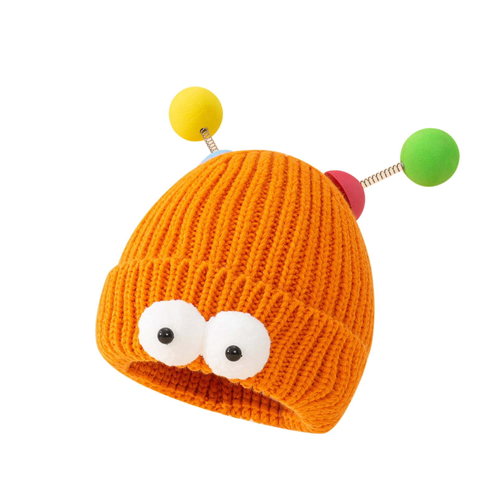 Alkepwun Funny Hats Big Eyes Little Monste Cute Cartoon Tentacle Knit ...