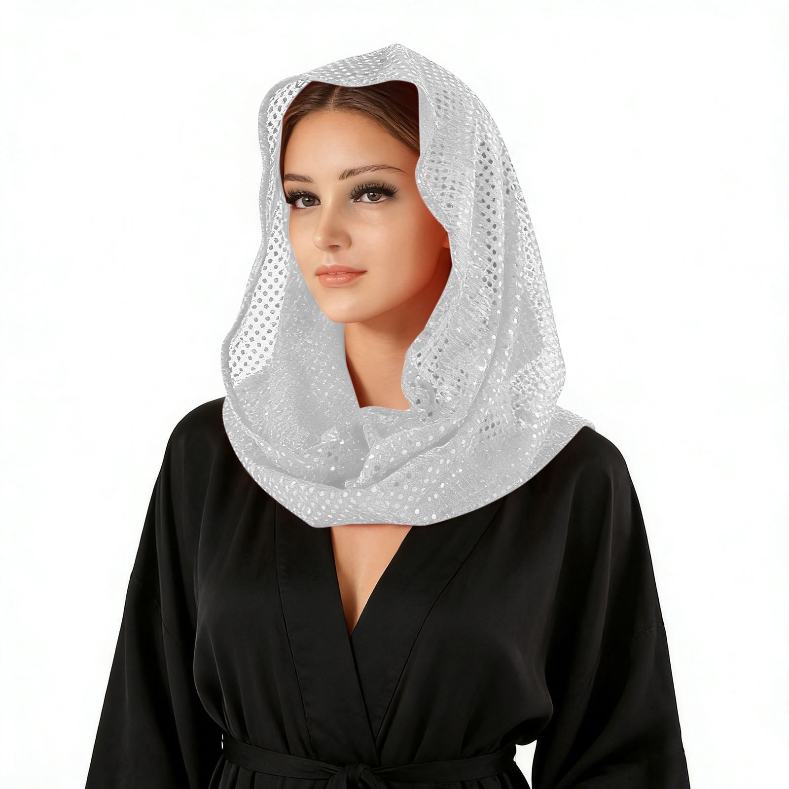 Alkepwun Headscarf for Women's Hair Solid Color Lightweight Breathable ...