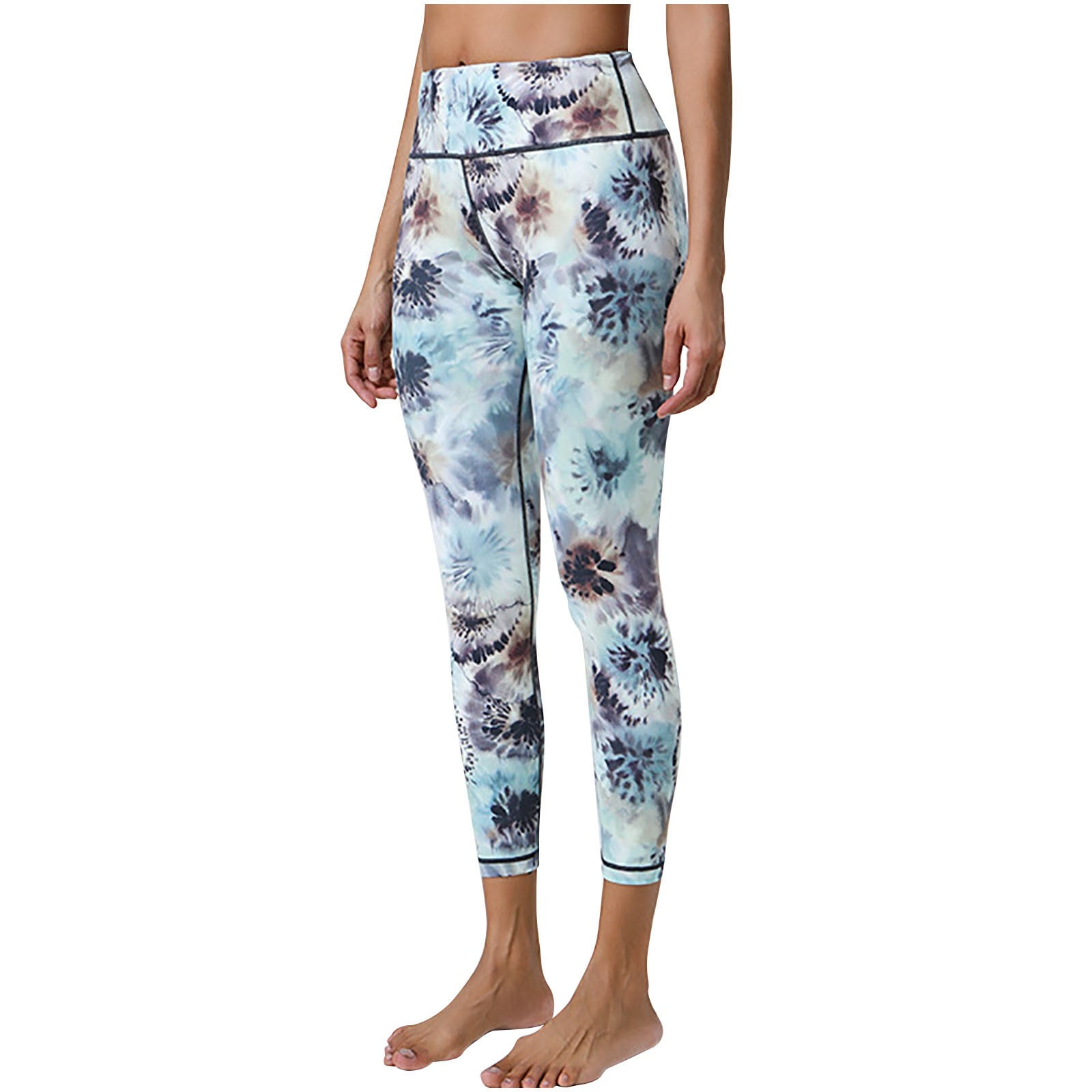 Alkepwun Leggings for Women High Waisted Printed Funny Tummy Control ...