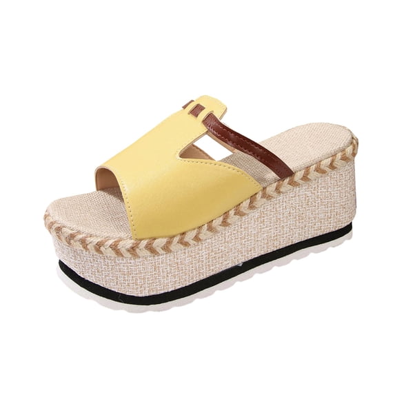 Alkepwun Sandals Women Comfort Chunky Sole Lightweight Breathable Beach ...