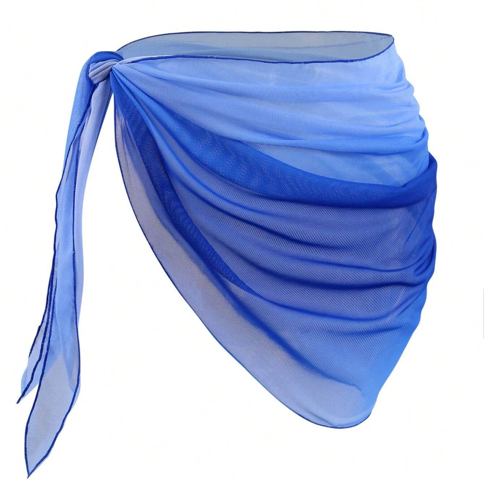 Alkepwun Sarong Coverups for Women Gradient Color One-Piece Triangle ...