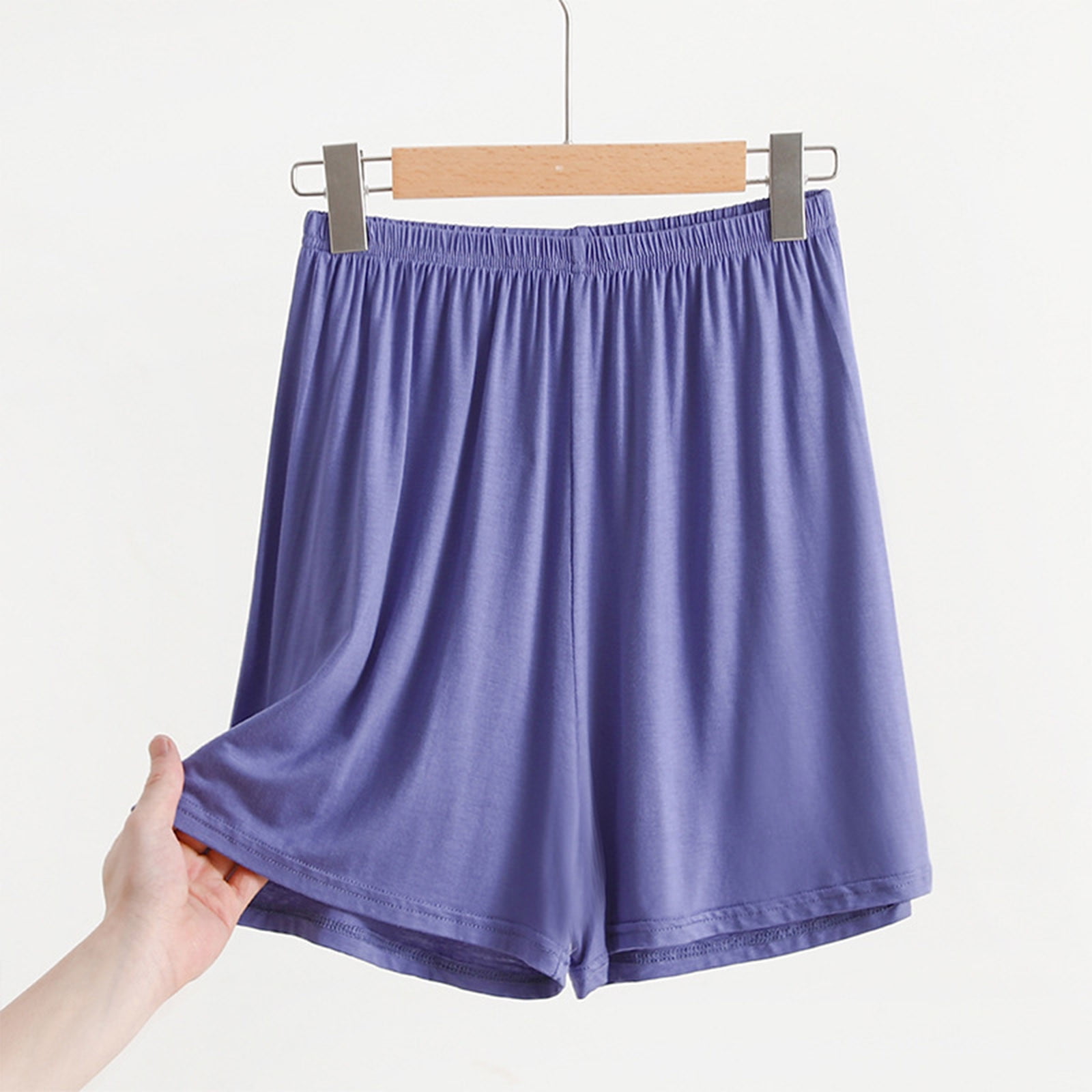 Alkepwun Sleep Shorts for Women Comfy Lightweight Lounge Bottoms Soft ...