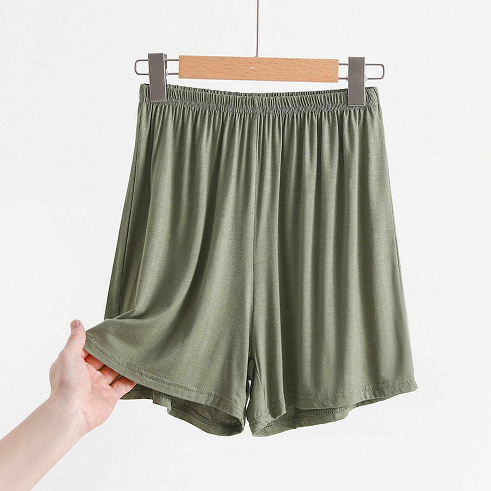Alkepwun Sleep Shorts for Women Comfy Lightweight Lounge Bottoms Soft ...