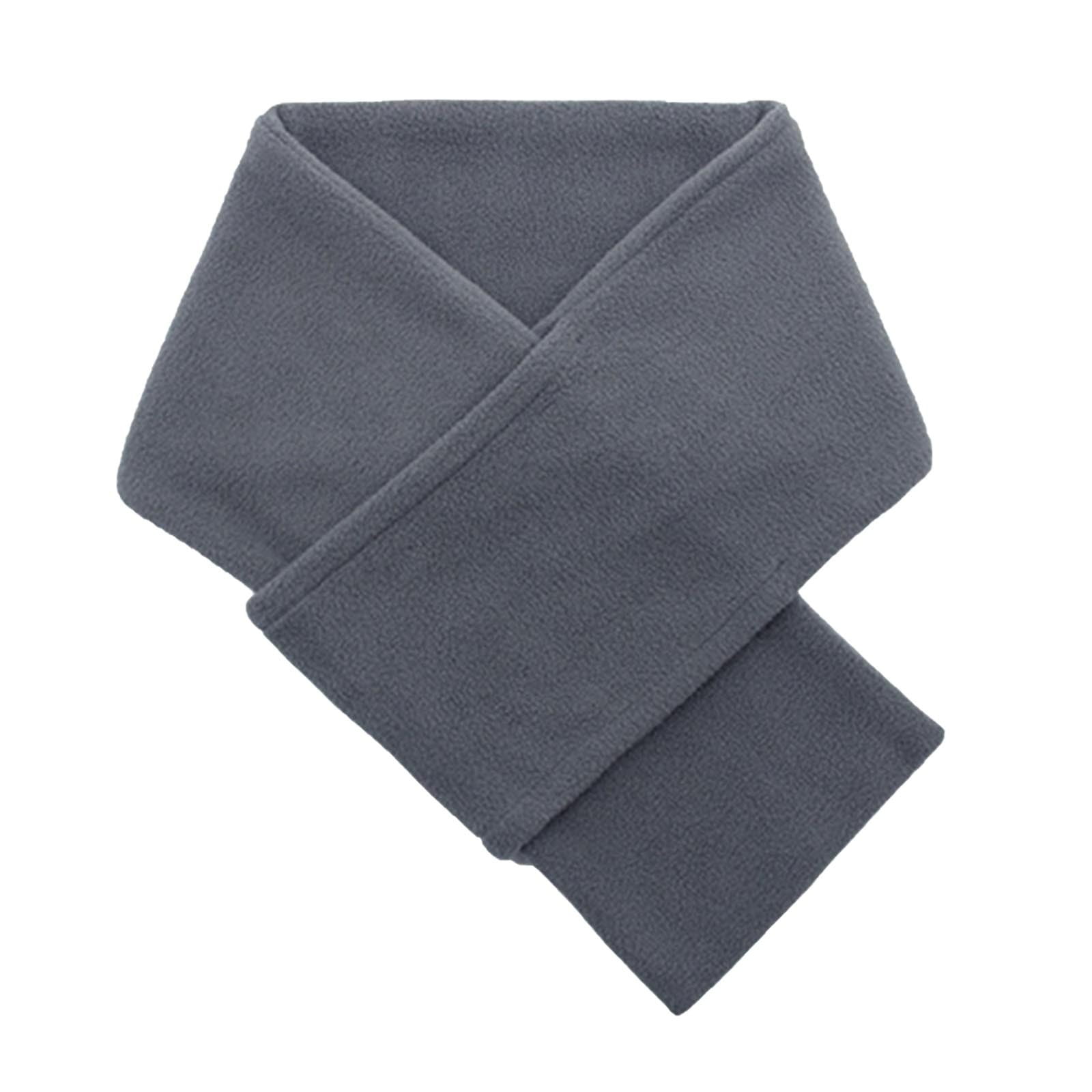 Alkepwun Winter Scarf For Men Women Solid Color Scarves Unisex Classic ...