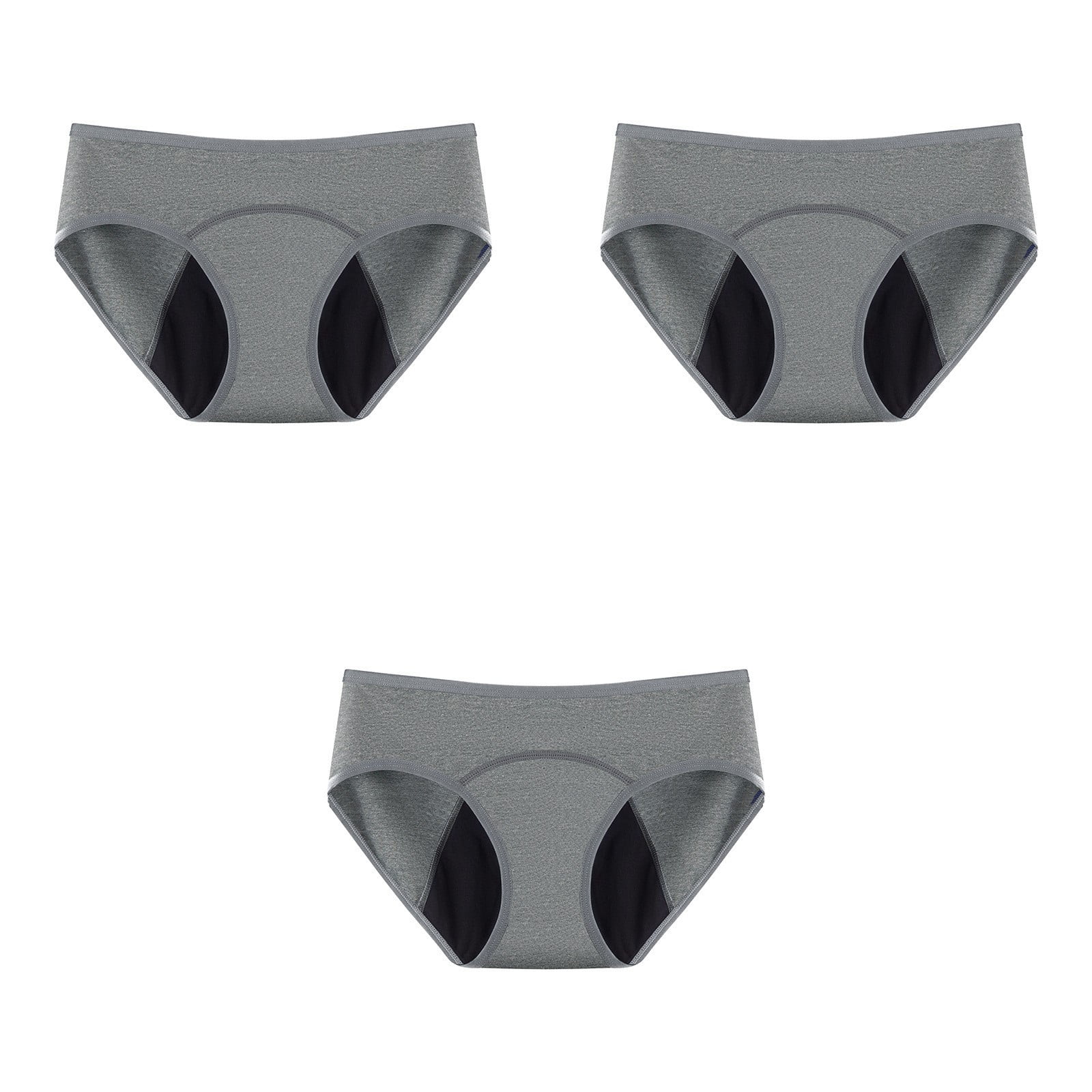 Alkepwun Women's Period Underwear Plus Size Cotton Underwear Heavy Flow ...