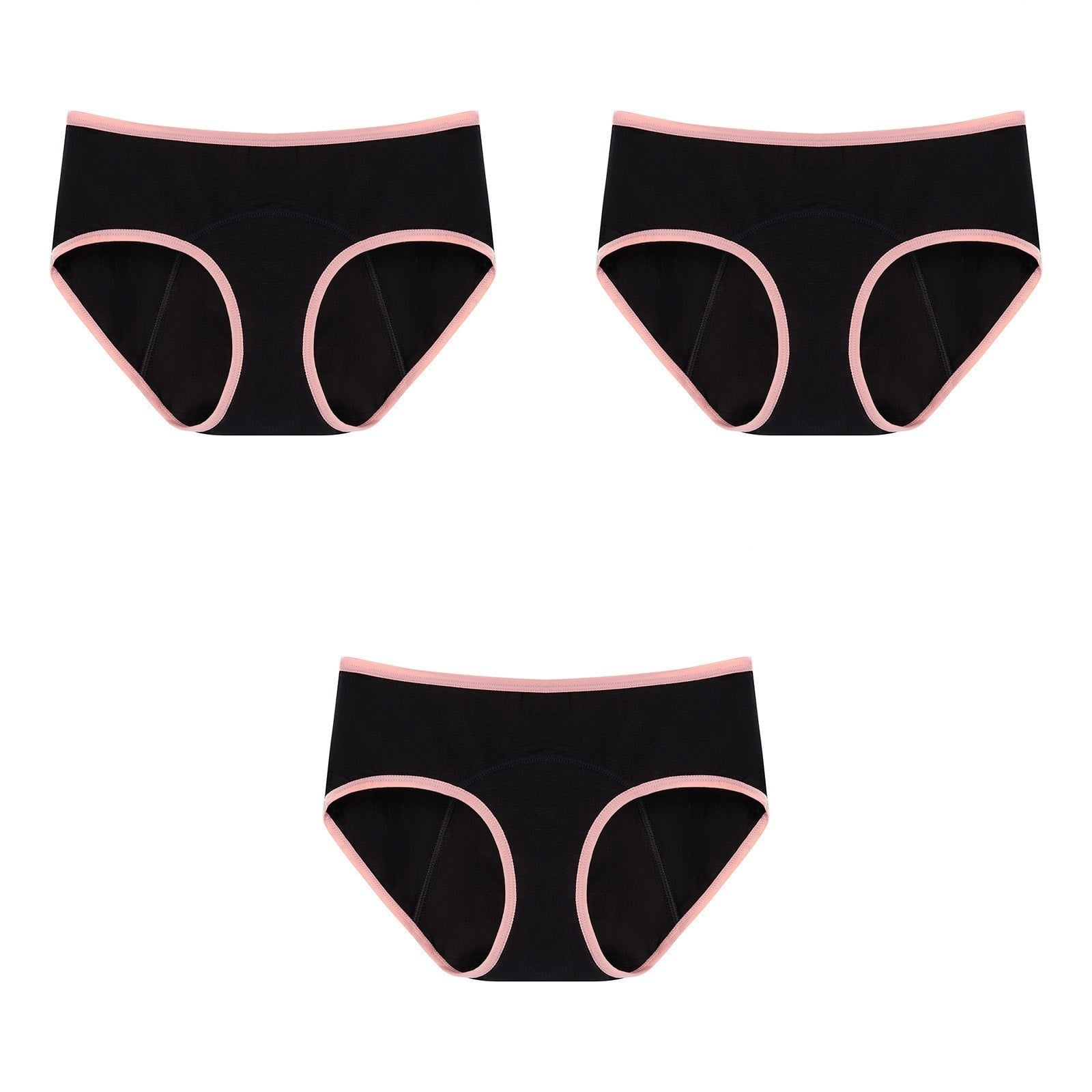 Alkepwun Women's Period Underwear Plus Size Cotton Underwear Heavy Flow ...