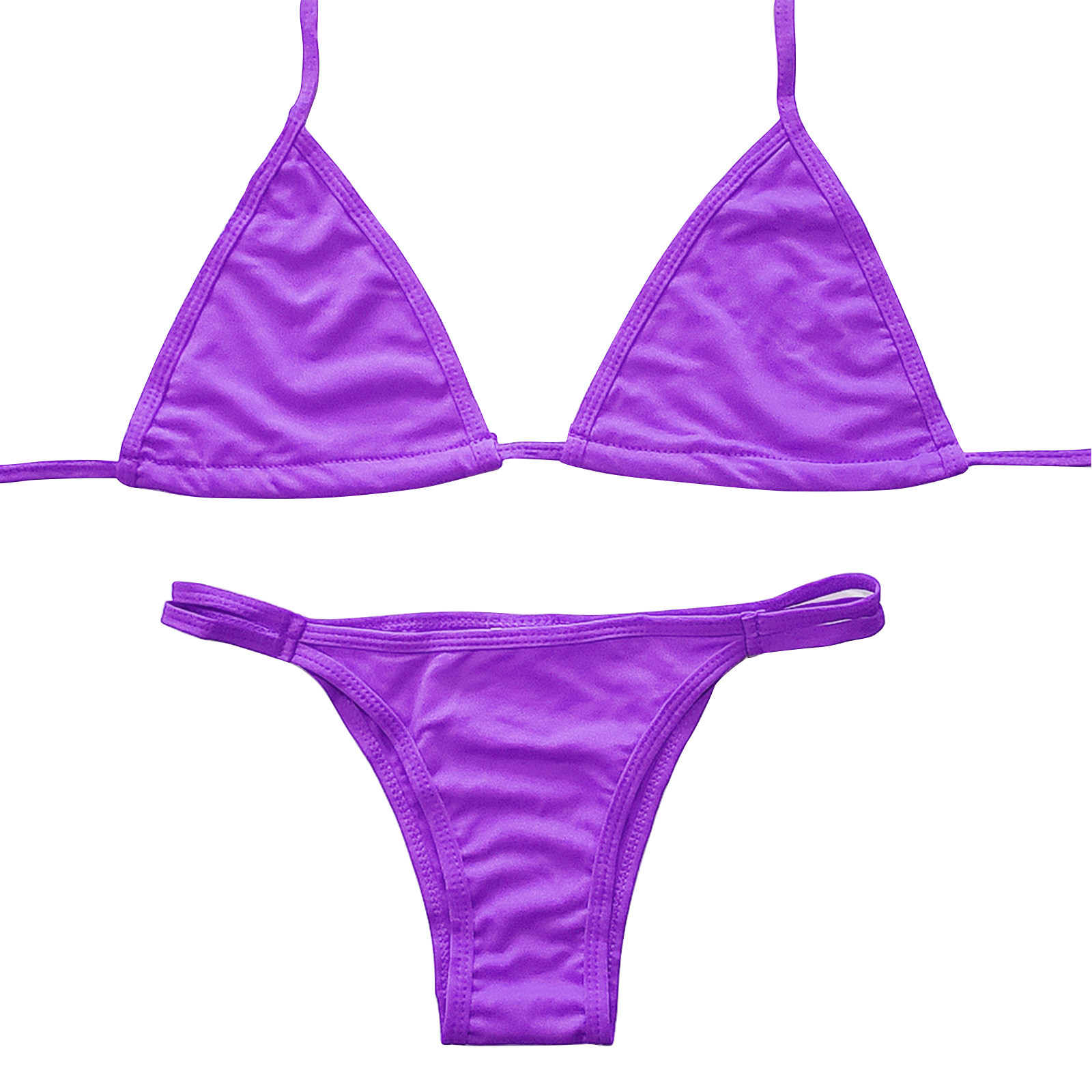 Alkepwun Womens Swimsuit Cheeky High Cut Sexy Two Piece Swimsuit Cute ...